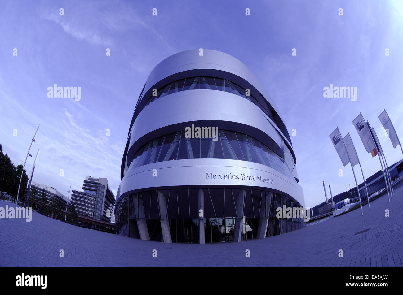 Detail daimler chrysler museum stuttgart 2005 hi-res stock photography ...