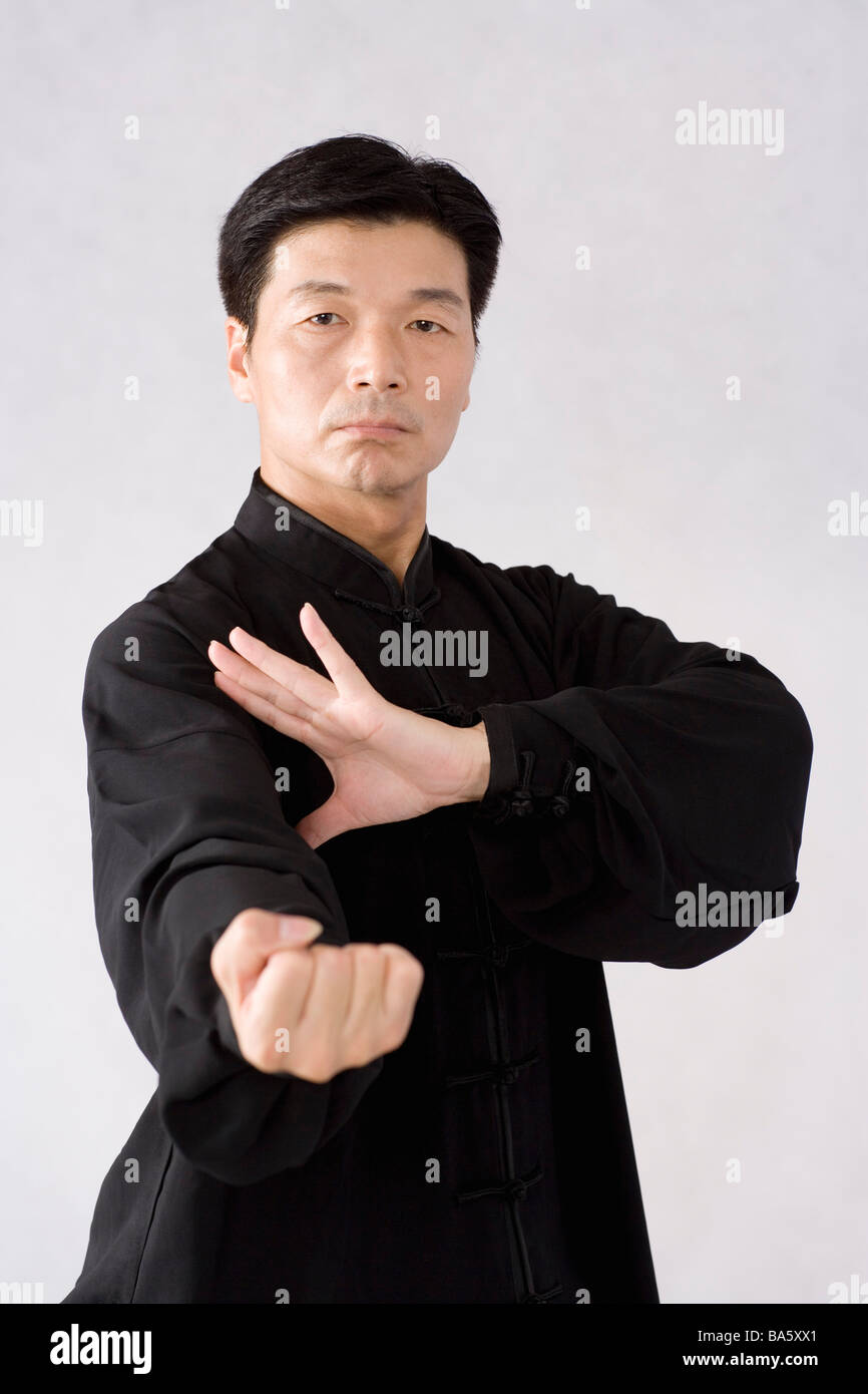 Man practicing Tai Chi Stock Photo - Alamy