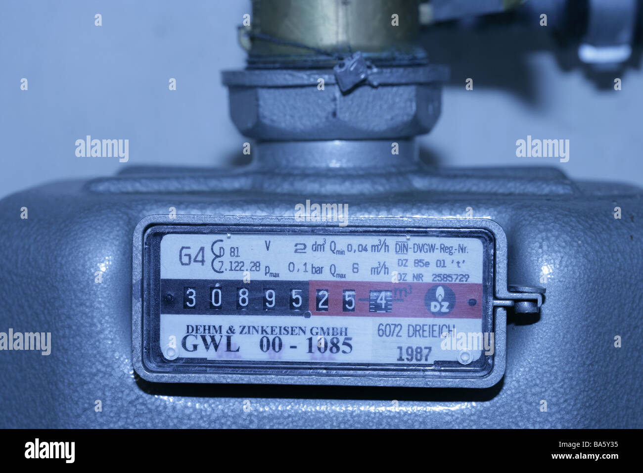 Gas-counters detail gas-heater counters consumption-counters reading ...