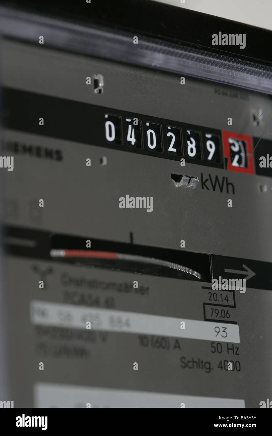 Rotary current counters hi-res stock photography and images - Alamy