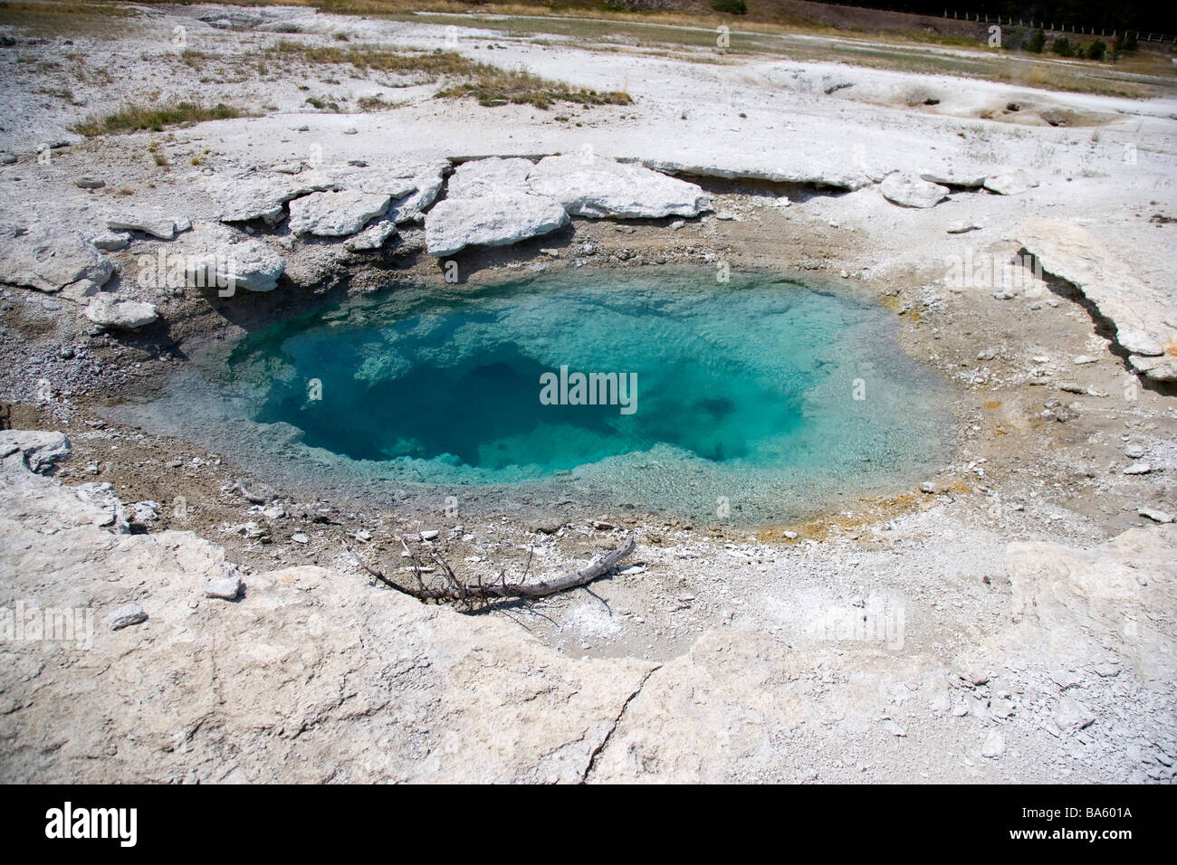 Collapsing Pool West Thumb Geyser Basin Yellowstone National Park Stock ...
