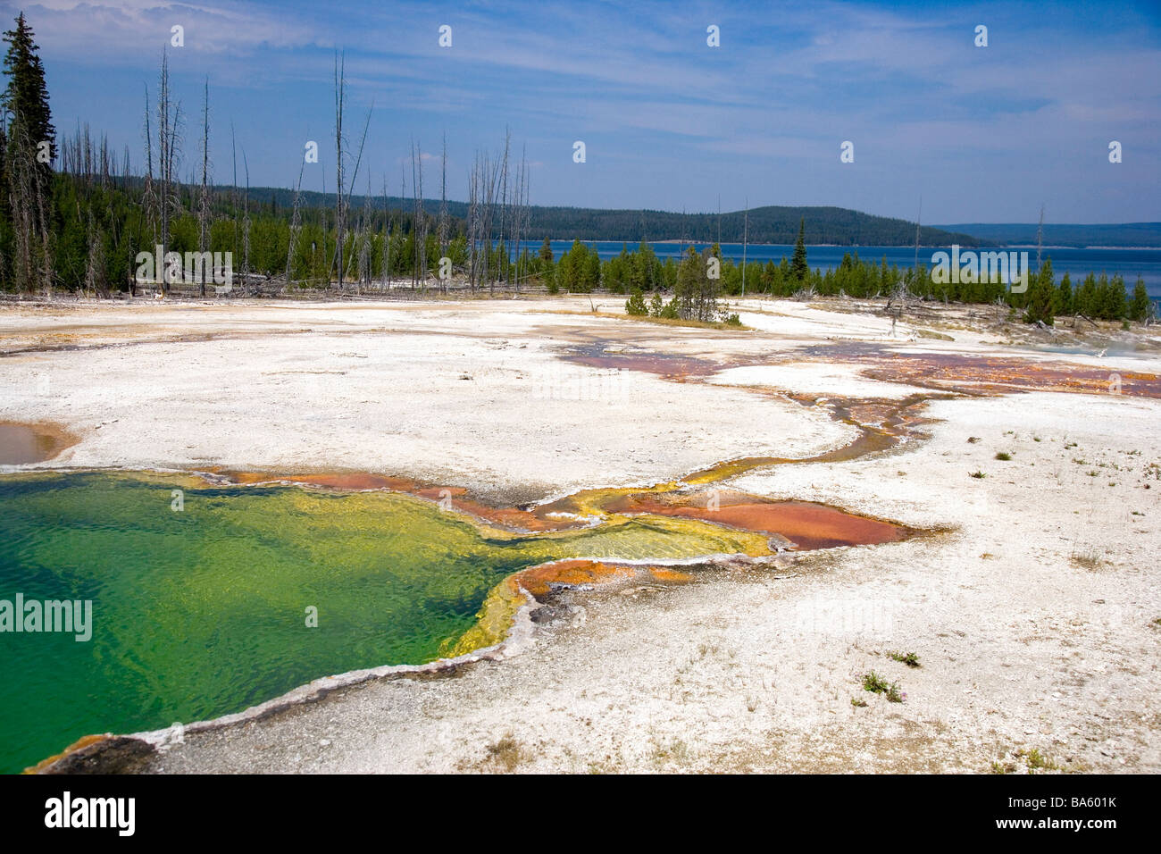 Abyss Pool West Thumb Geyser Basin Yellowstone Lake Yellowstone ...