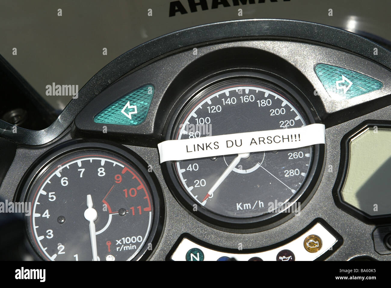 Motorcycle stickers hi-res stock photography and images - Alamy