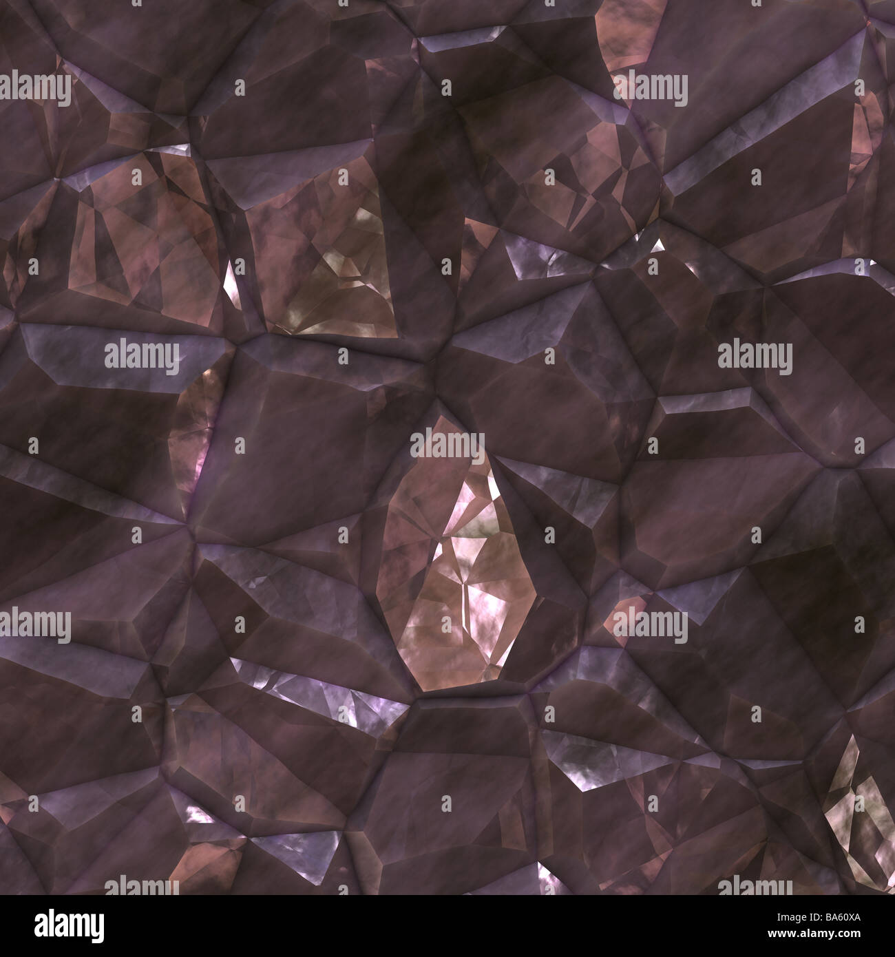 Crystalline mineral and metal shiny faceted ore deposits Stock Photo ...