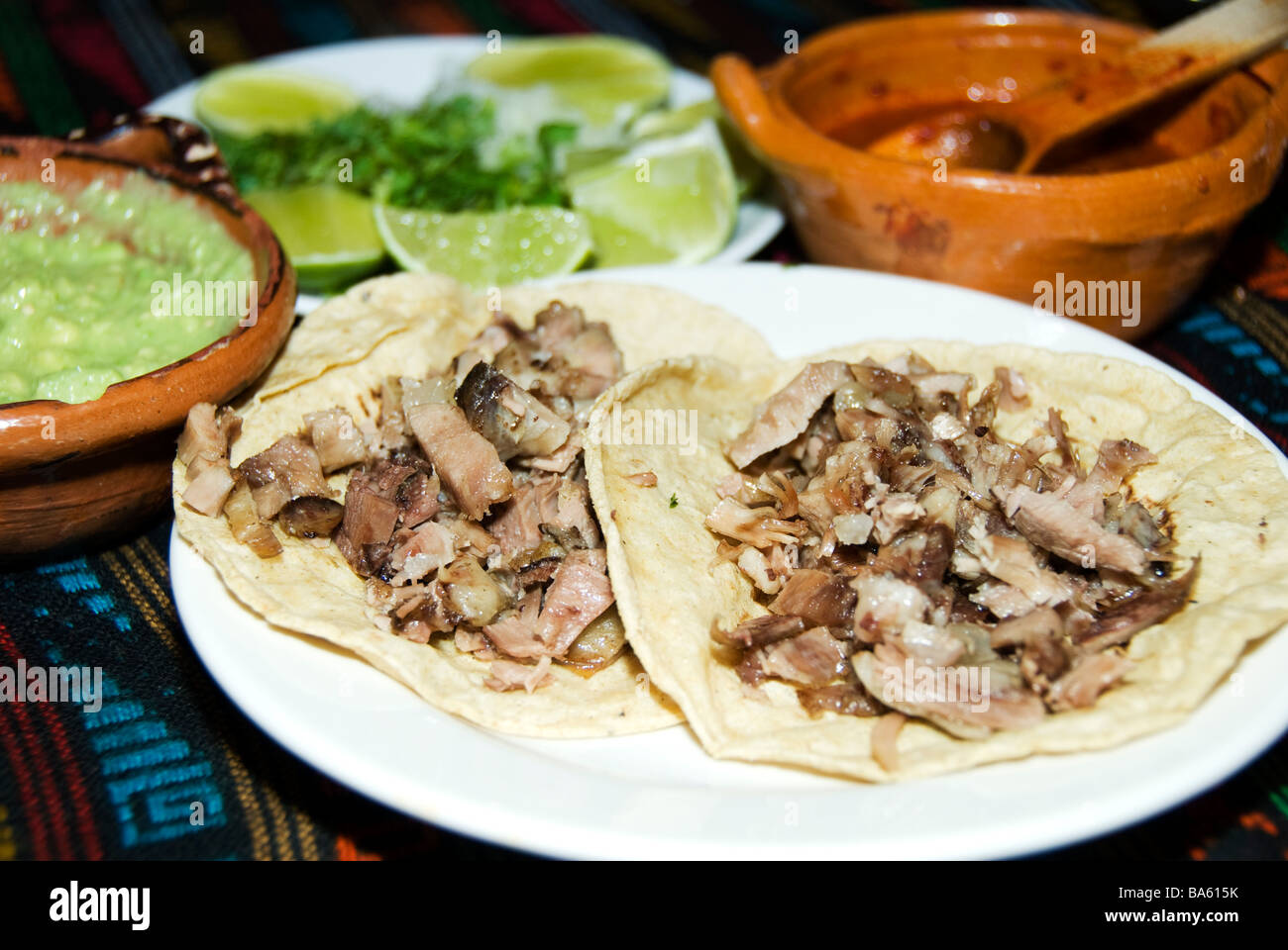 Mexican cuisine, tacos Stock Photo - Alamy