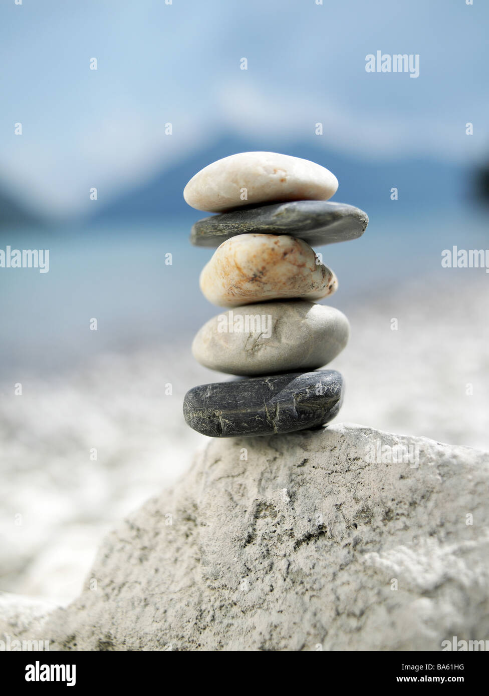 Sand-pile stones beach sandy beach sand stacked accumulated pebbles ...