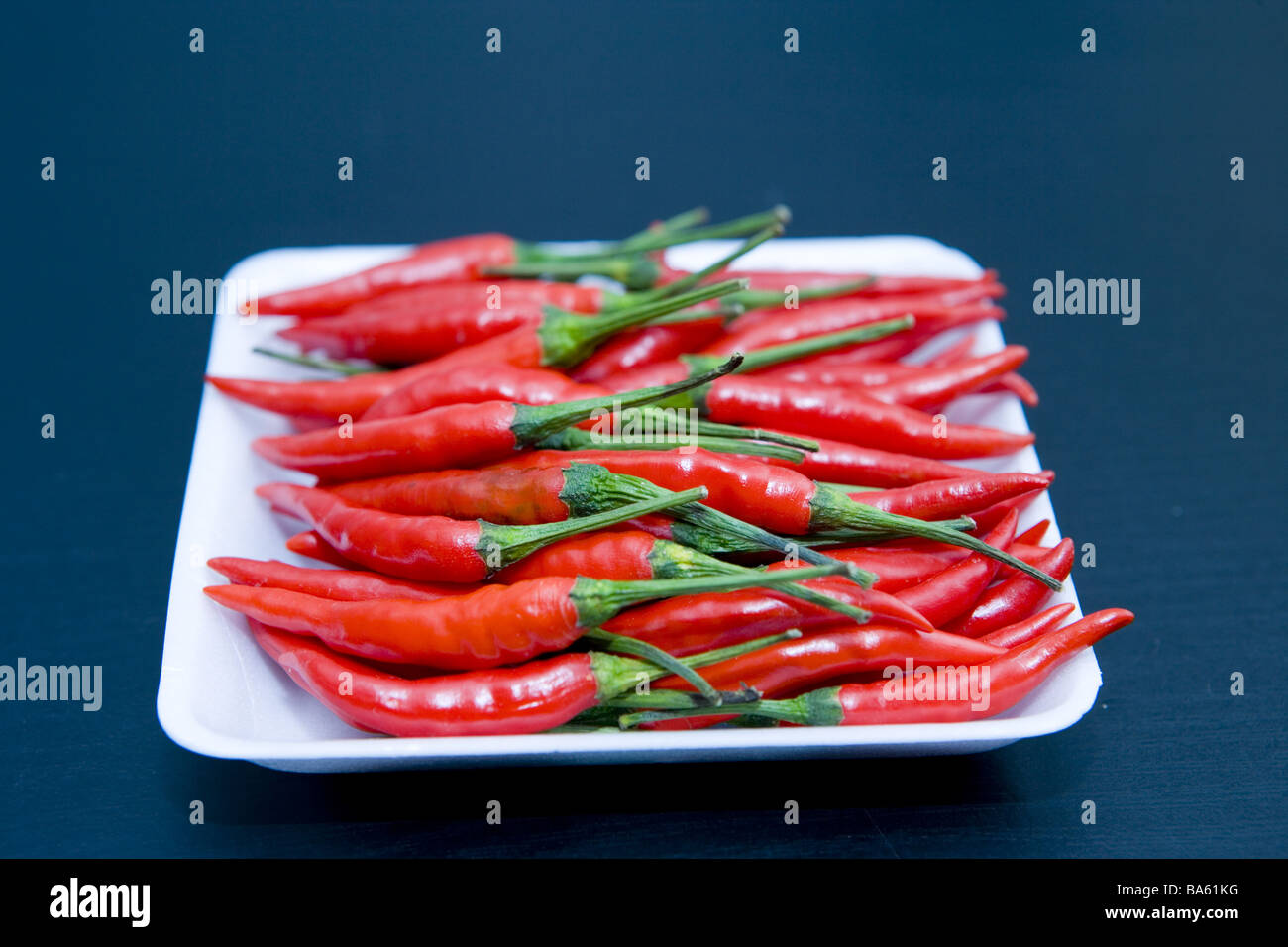 Chili-pods red Styroporschale series food Thai-chili chili chili Hot ...
