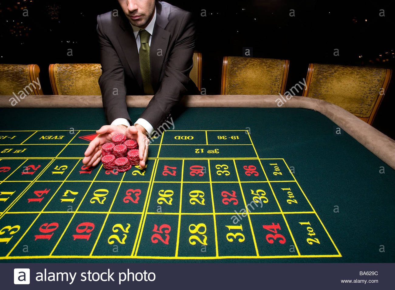 Roulette Table Stock Photos & Roulette Table Stock Images - Alamy