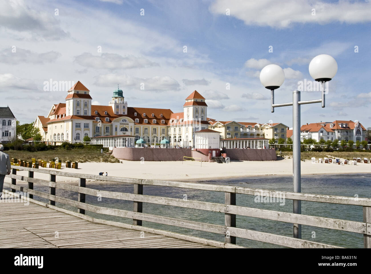 Germany island reprimands Binz beach bridge gaze cure-house Northern ...