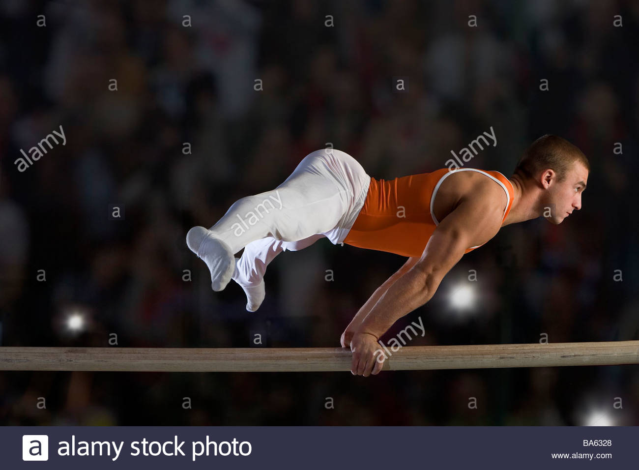 Gymnast On Parallel Bars Stock Photos & Gymnast On Parallel Bars Stock ...