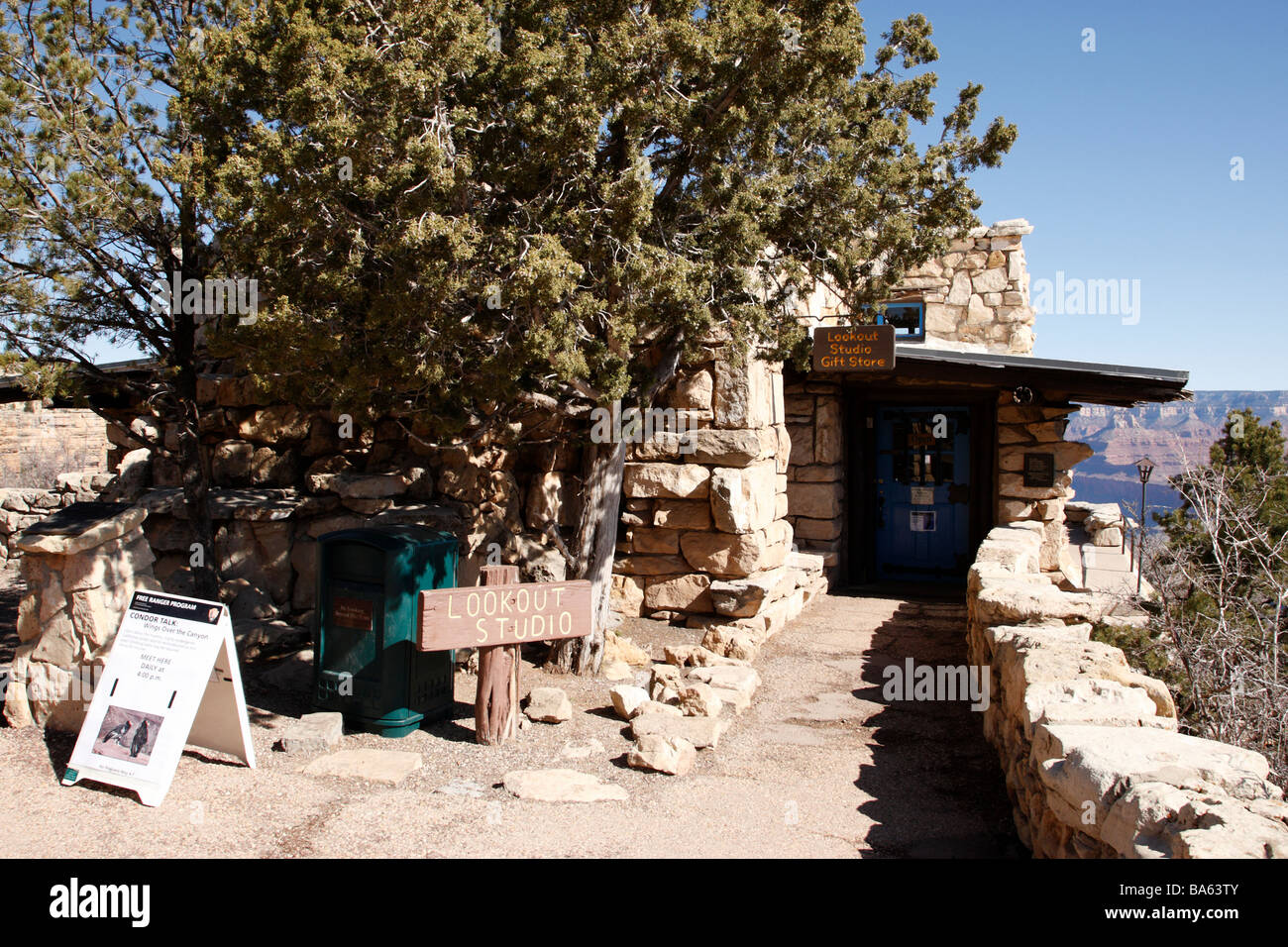 lookout studio near bright angel lodge grand canyon south rim national ...