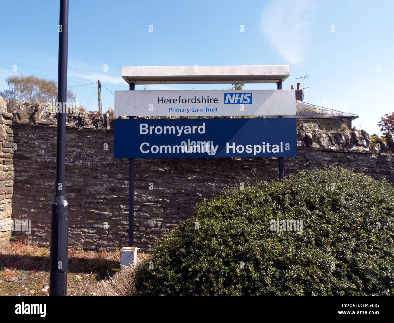 bromyard community hospital Stock Photo - Alamy