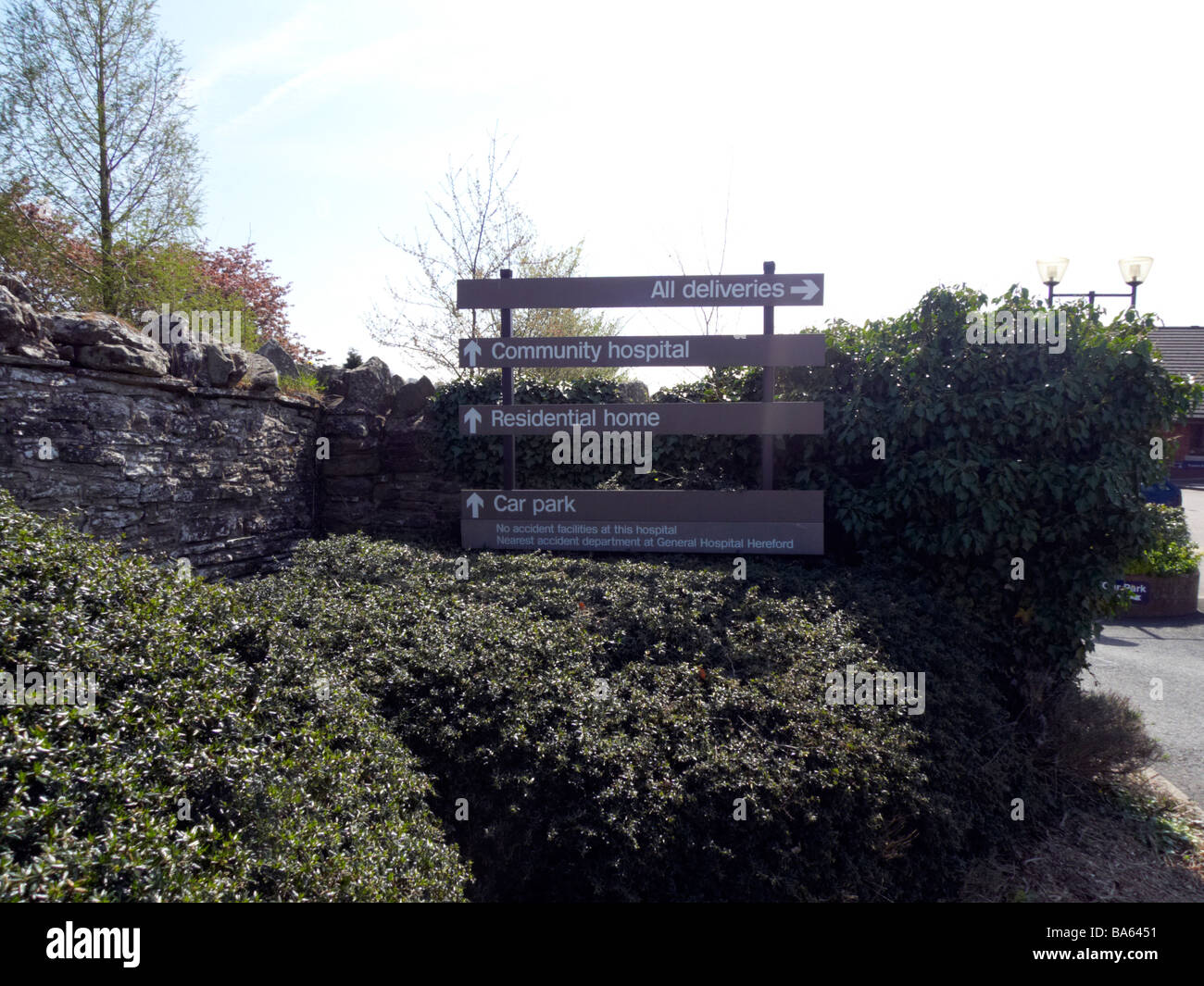 bromyard community hospital Stock Photo - Alamy