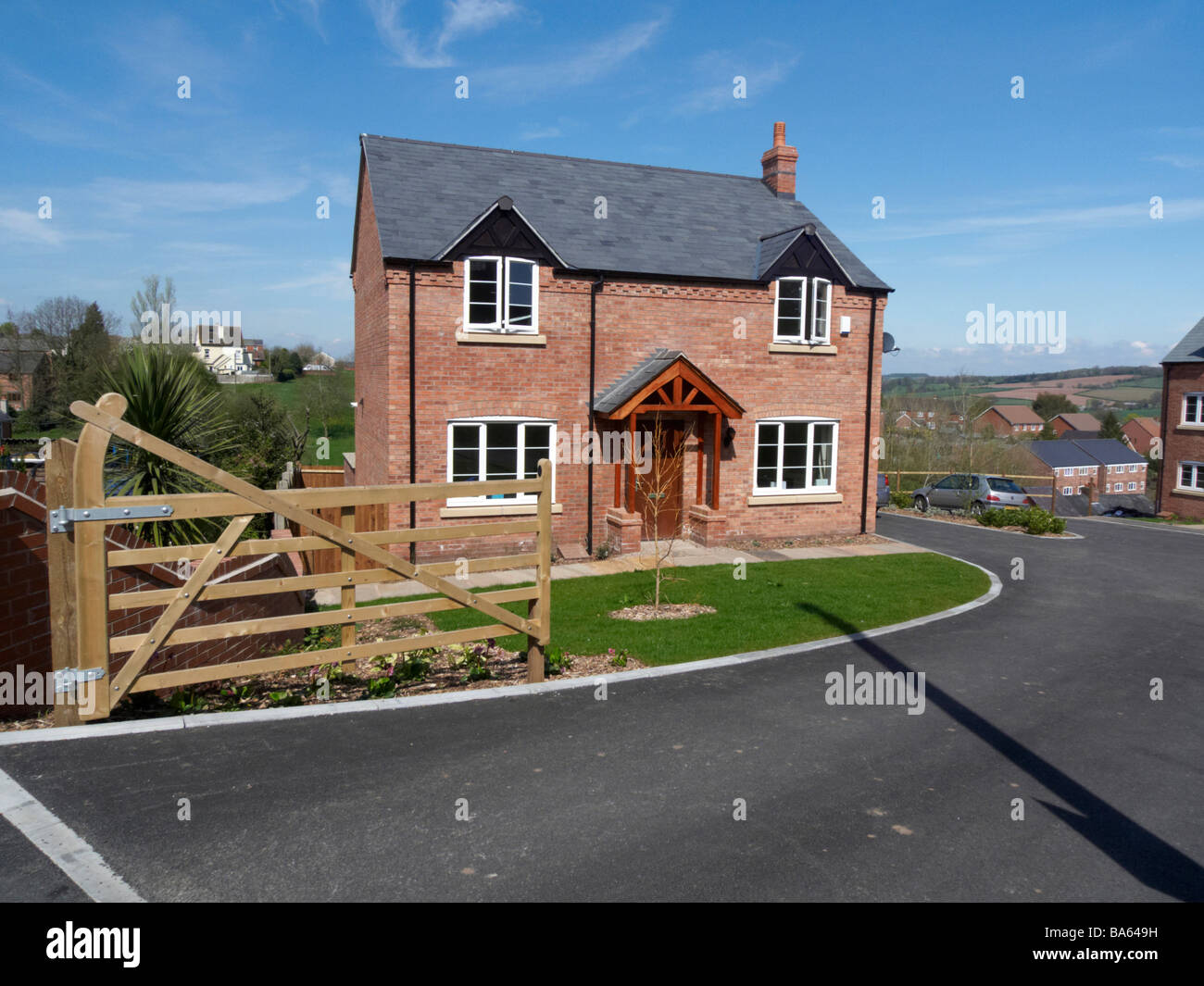 newly built house Stock Photo - Alamy