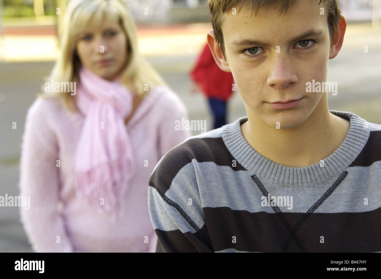 Portrait offended sad boy hi-res stock photography and images - Alamy
