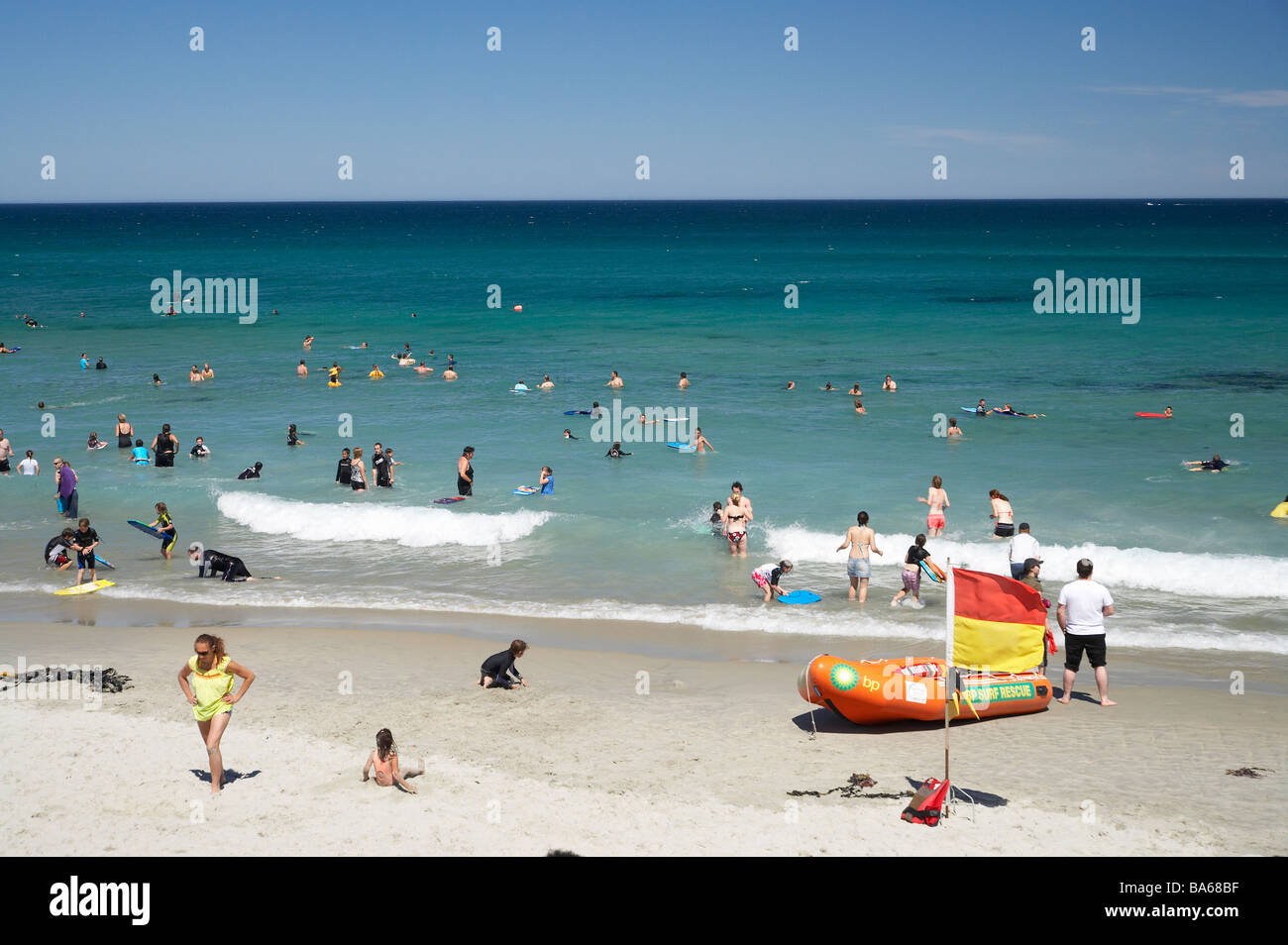 Summer at St Clair Beach Dunedin Otago South Island New Zealand Stock ...