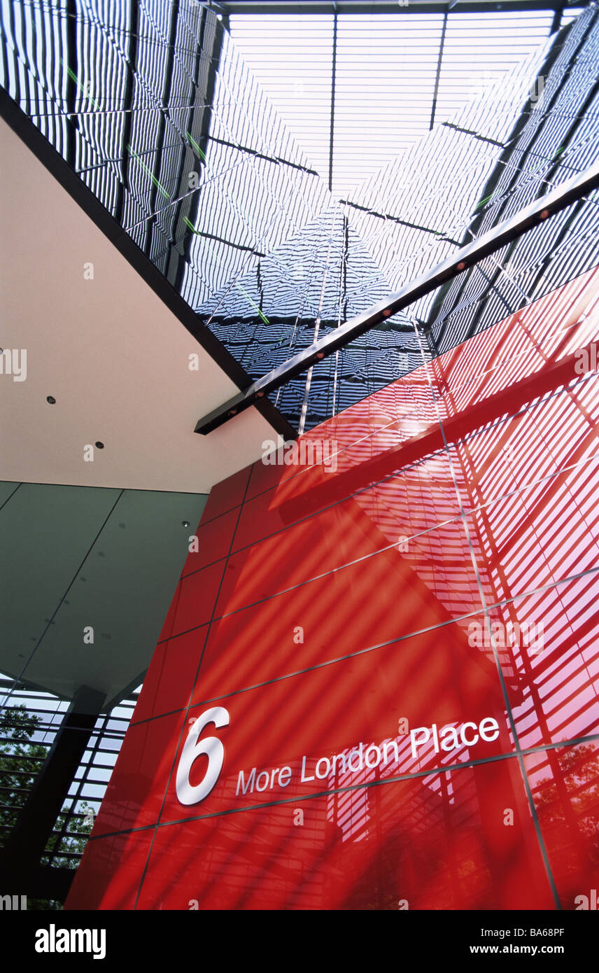 Great Britain London city reverberation 6 More London Place office ...