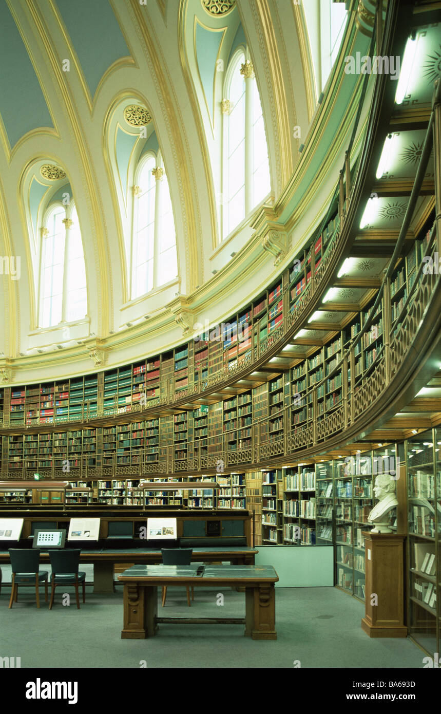 Great Britain London British museum library reading-hall detail series ...
