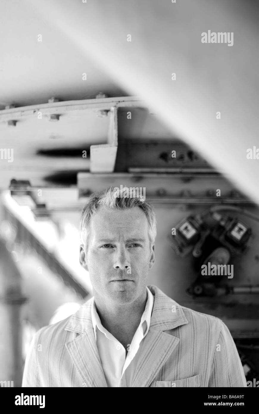 Man 40 years Black and White Stock Photos & Images - Alamy