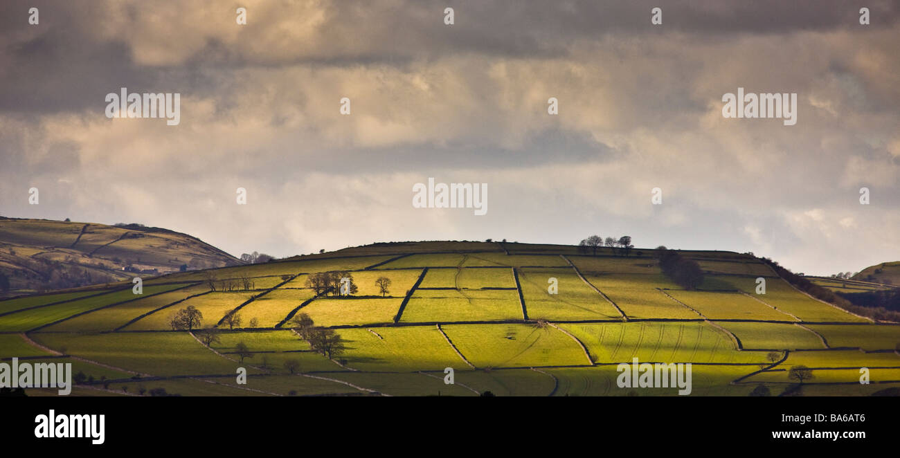 Light on distant fields Stock Photo - Alamy