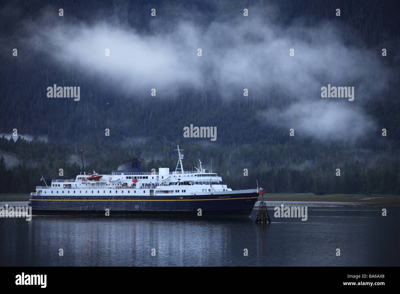 USA Alaska Alexander-archipelago Mitkof Iceland coast ferryboat ...