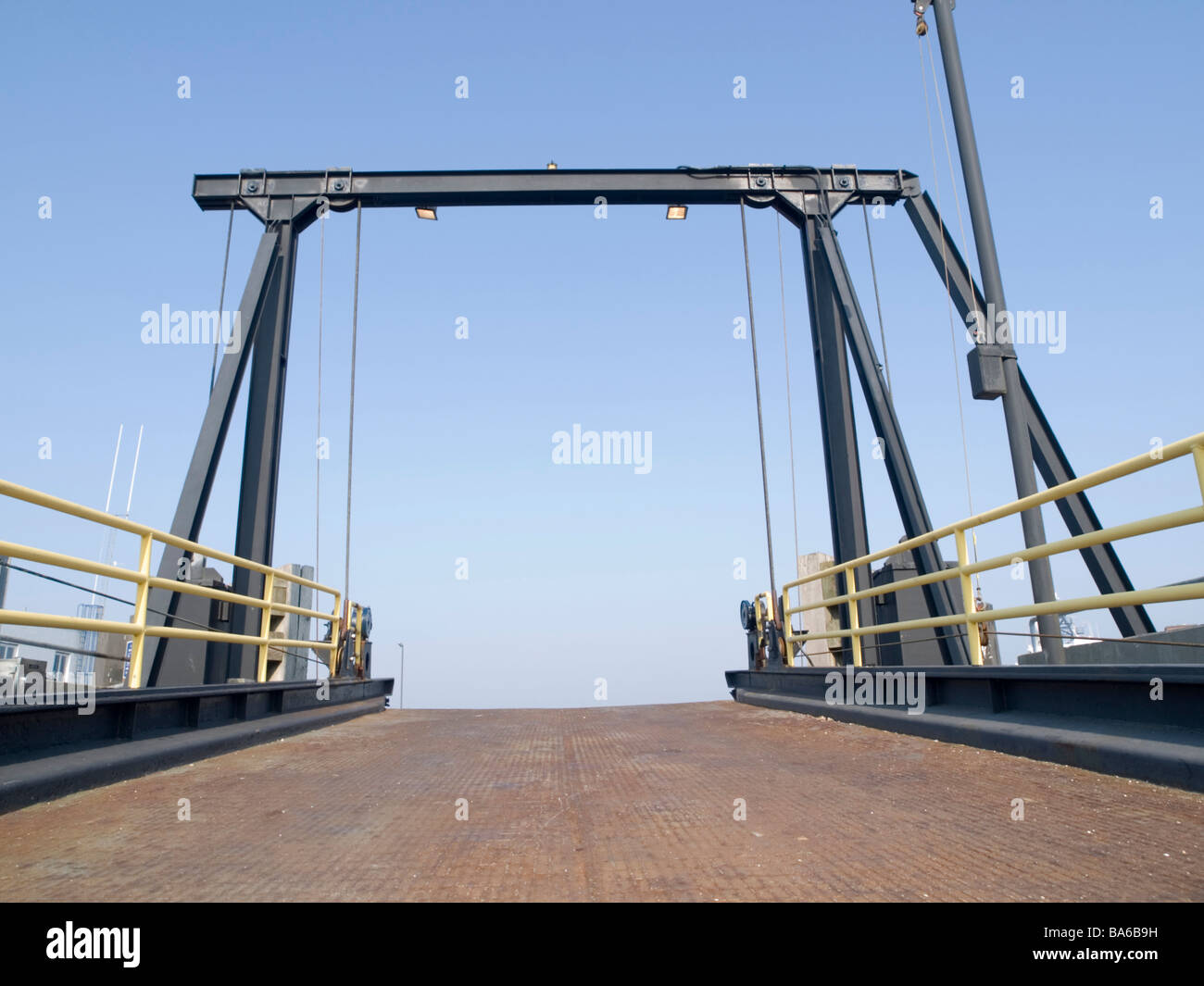 Ferry boat dock and ramp Stock Photo - Alamy