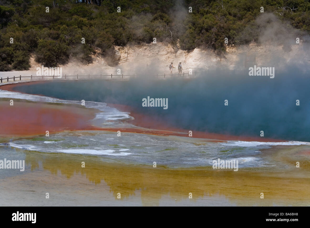 Champagne Pool Wai O Tapu North Island New Zealand Stock Photo - Alamy
