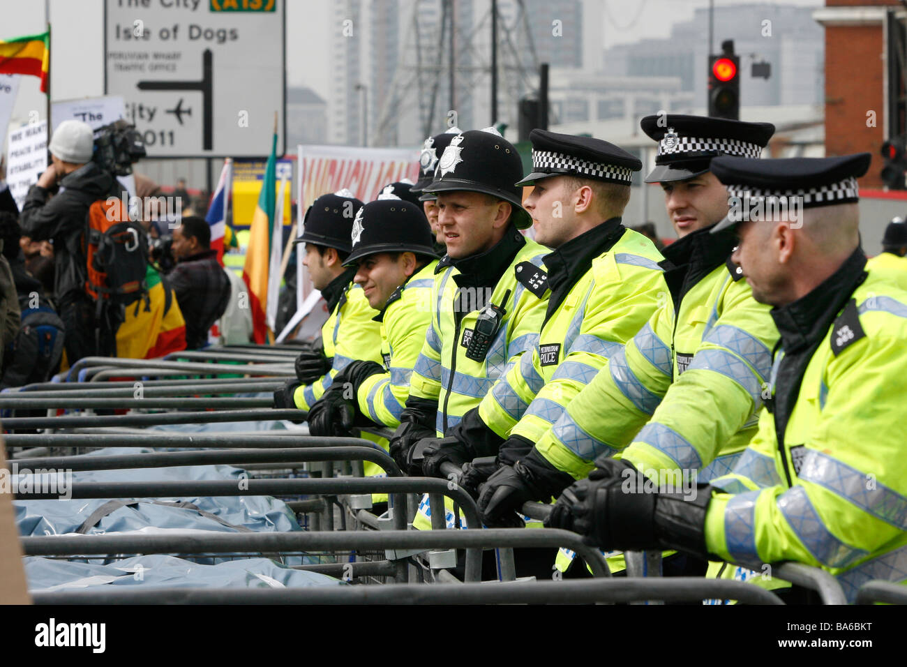 City of london police vest hi-res stock photography and images - Alamy