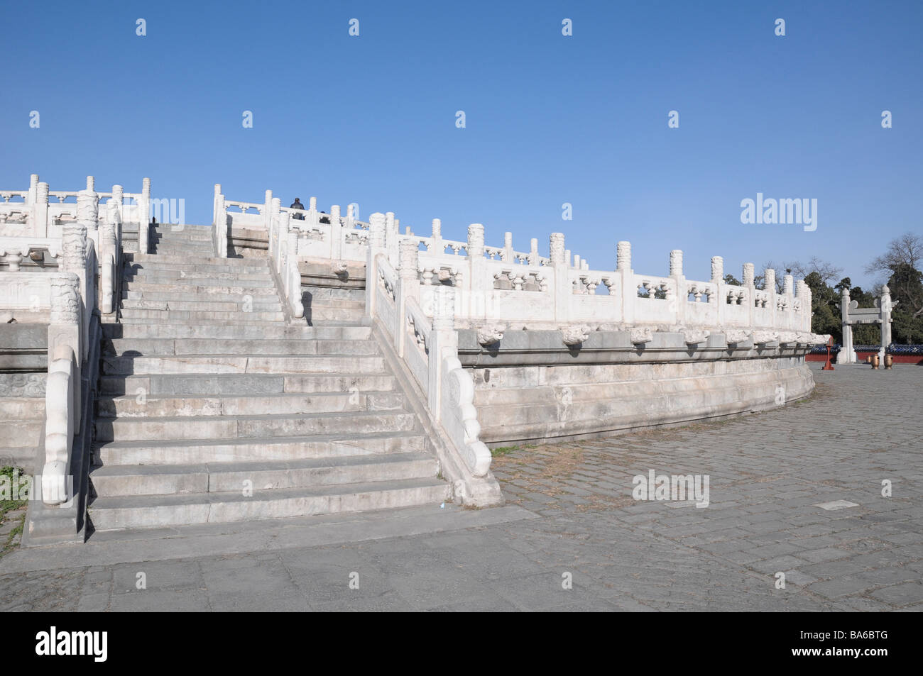The Round Altar (Yuan Qiu Yuanqiu) at The Temple of Heaven (or Altar of ...