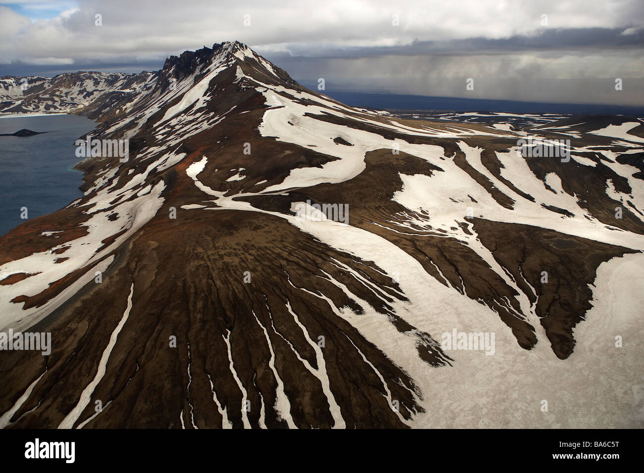 Askja, stratovolcano located in remote part of the central highlands of ...