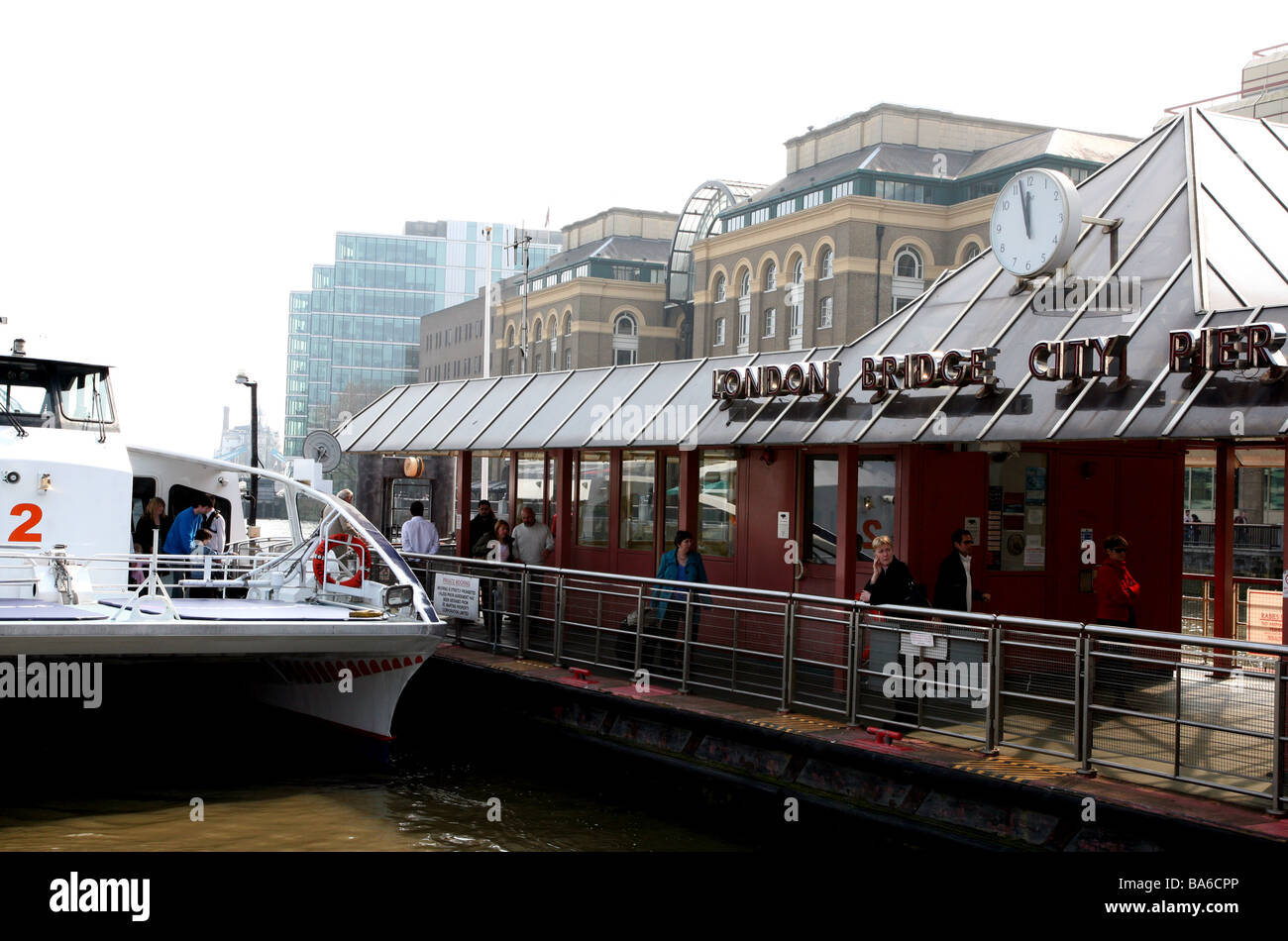 London Bridge Water Bus Pier High Resolution Stock Photography and ...