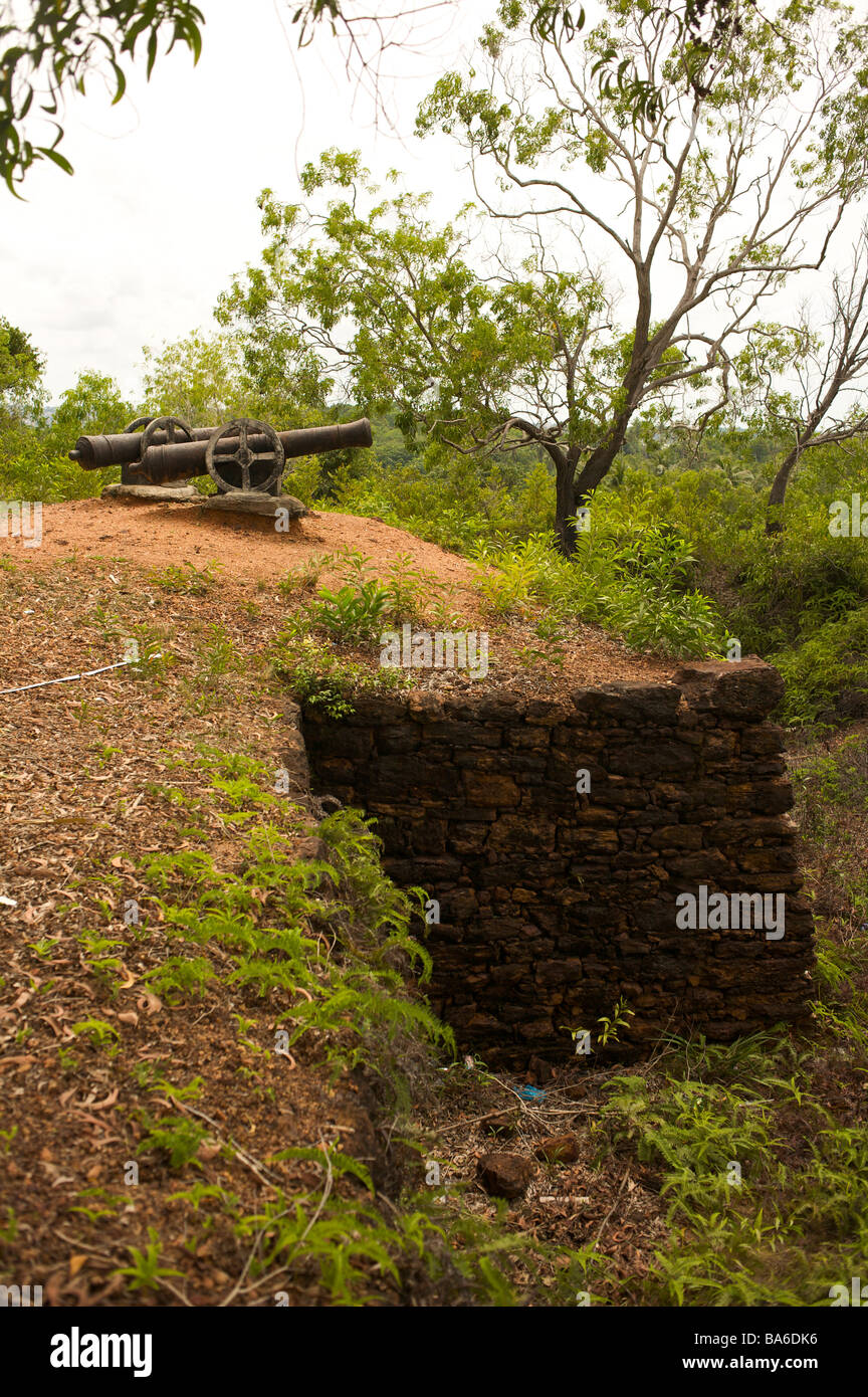 Fort and canon indonesia Stock Photo - Alamy