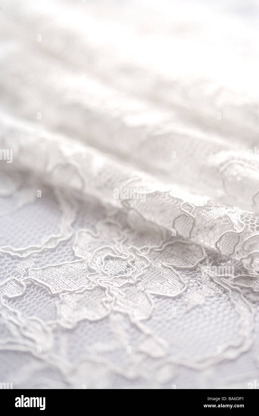 White lace full frame hi-res stock photography and images - Alamy