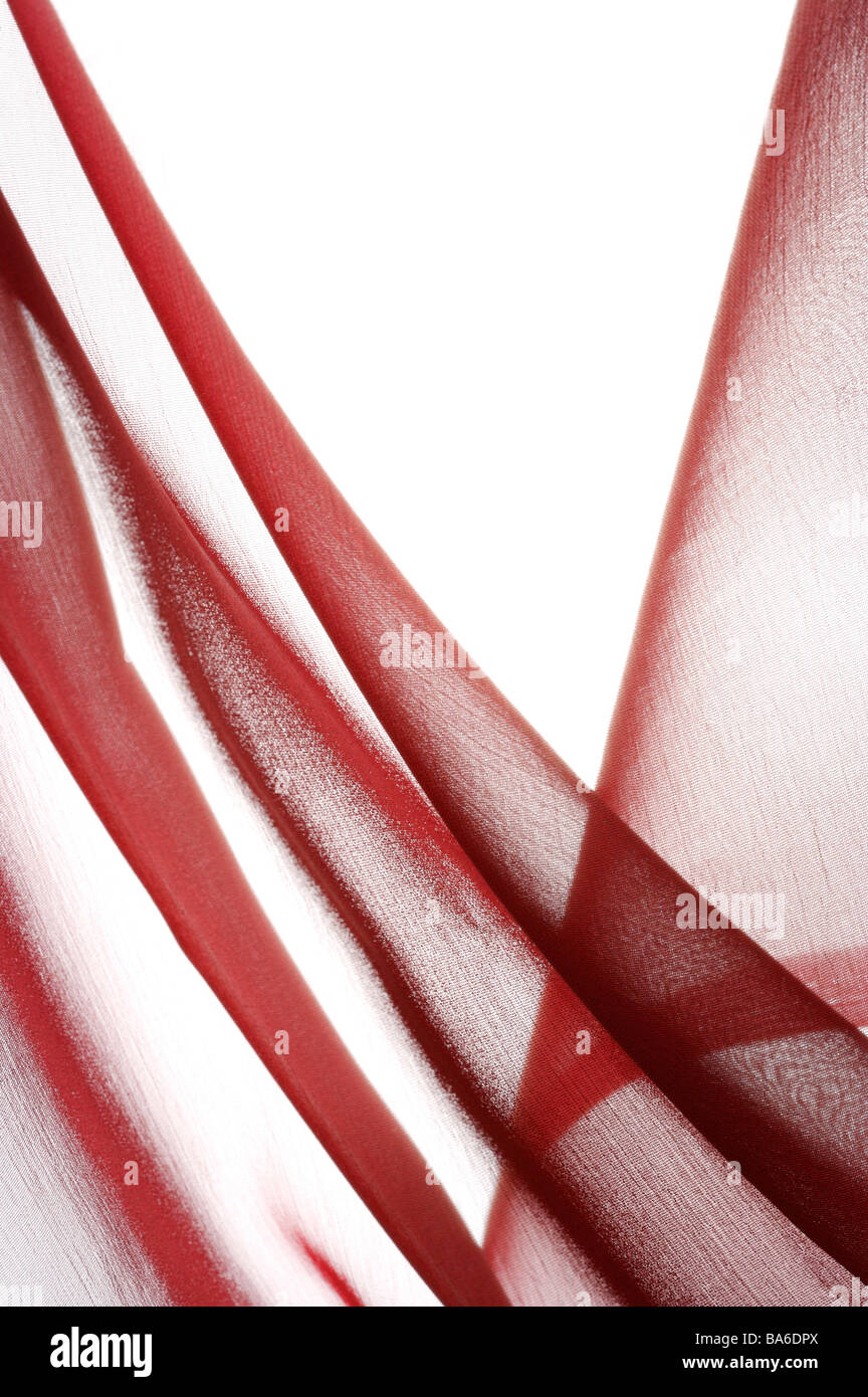 Sheer red fabric hi-res stock photography and images - Alamy