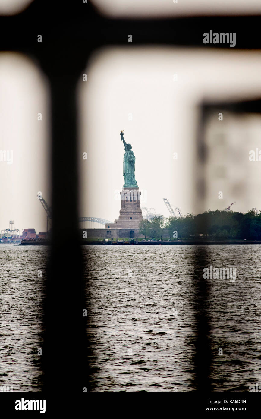 Liberty Statue Manhattan New York United States of America Stock Photo ...