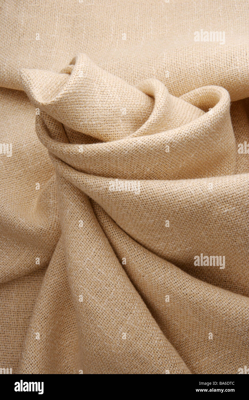 Crumpled linen close up Stock Photo - Alamy