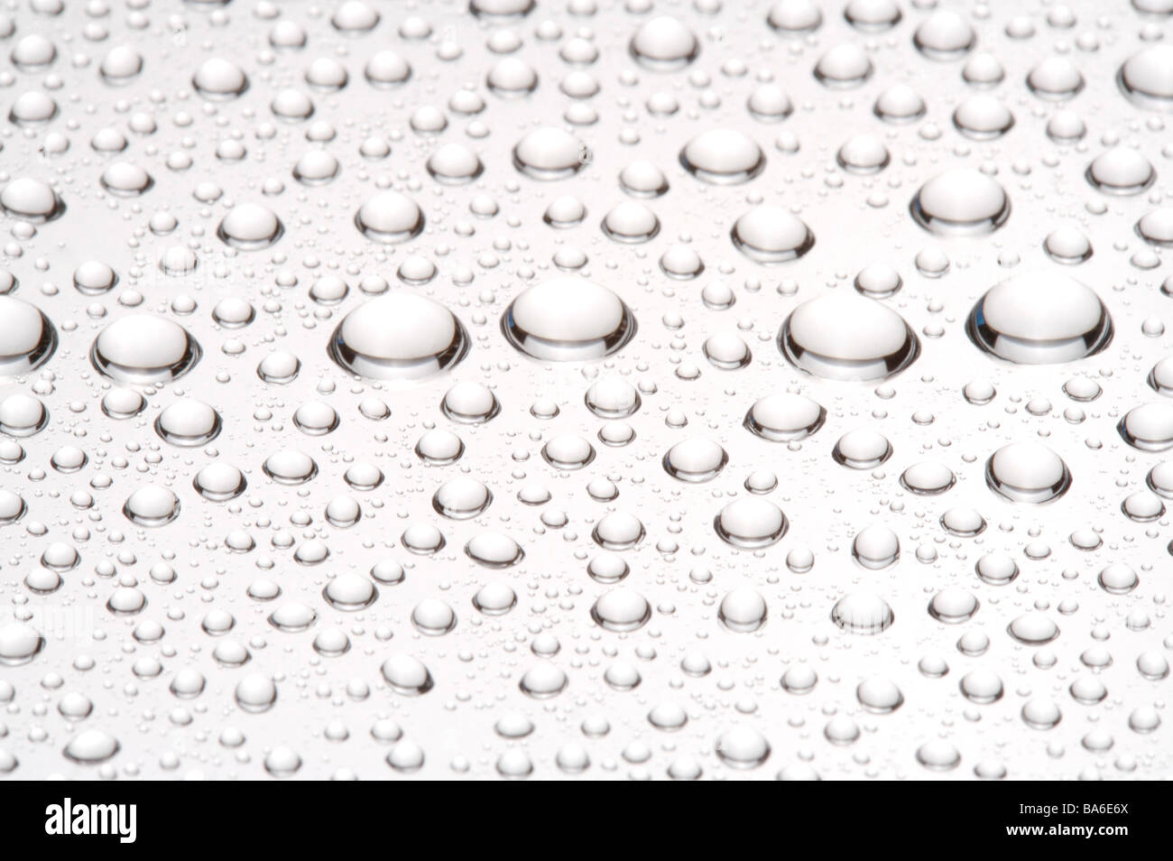 Water droplet on glass surface Stock Photo - Alamy