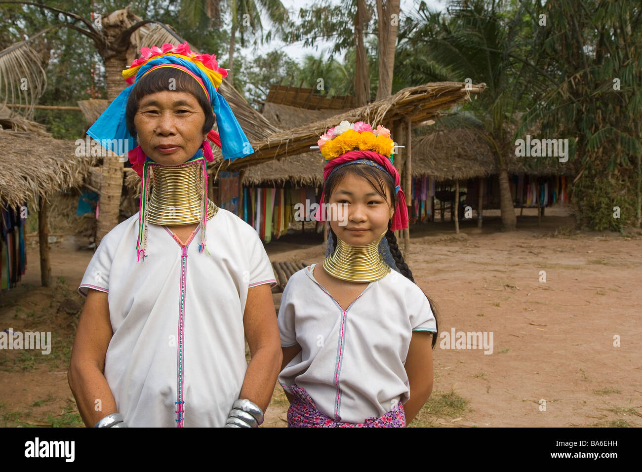 Long necked Women Thailand Stock Photo - Alamy