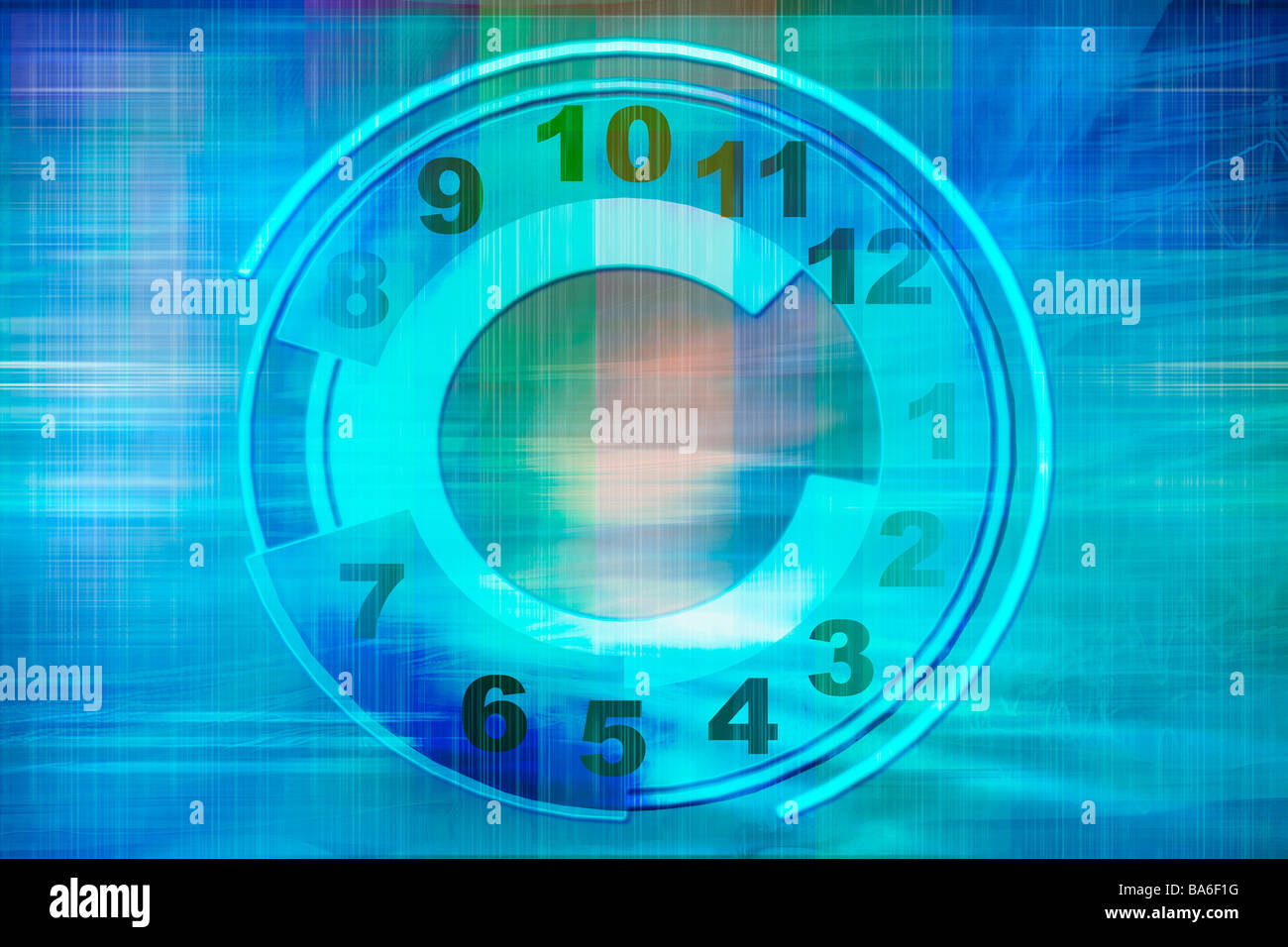 Illusion of time Stock Photo - Alamy