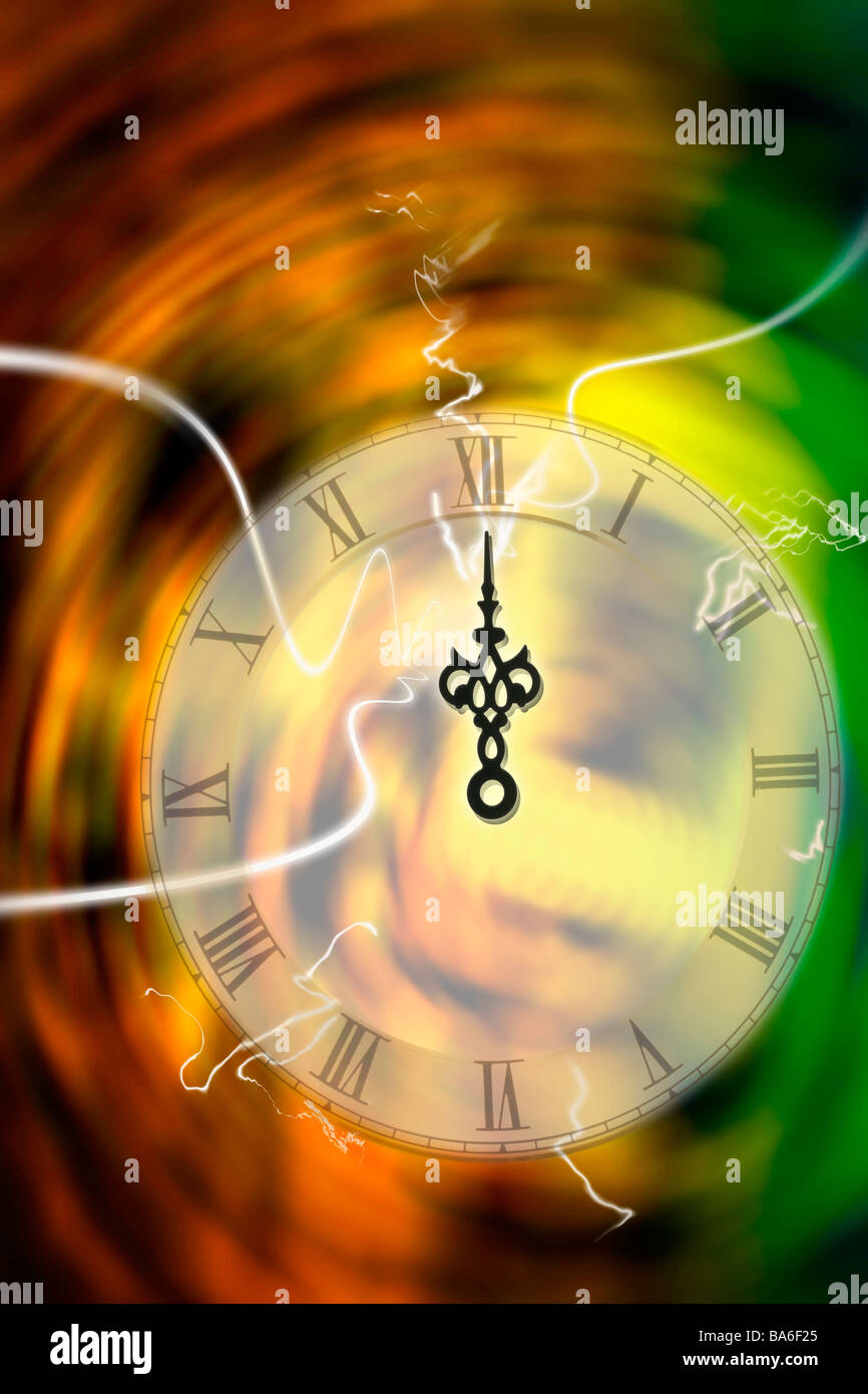 Illusion of time Stock Photo - Alamy