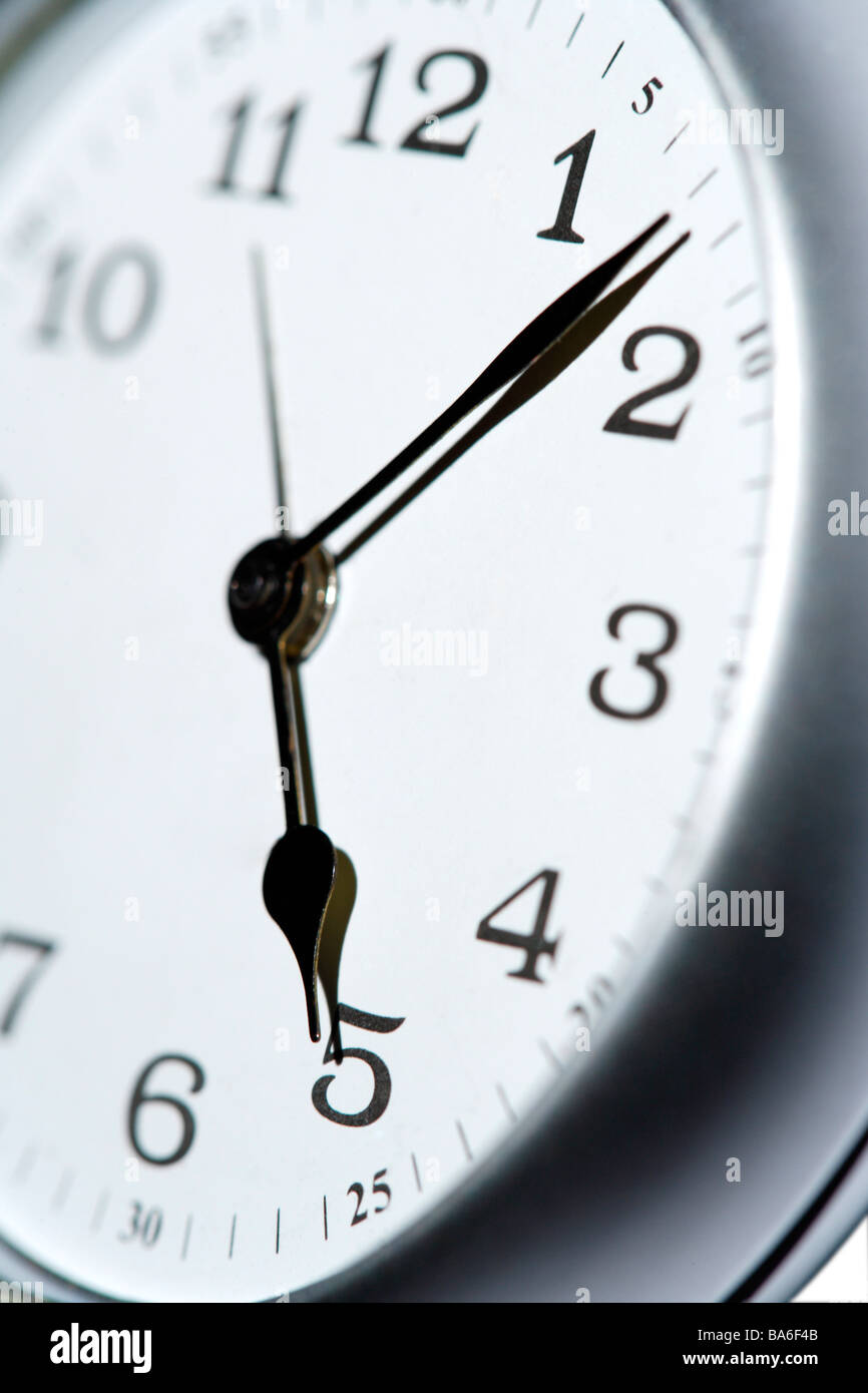 Clock face detail Stock Photo - Alamy