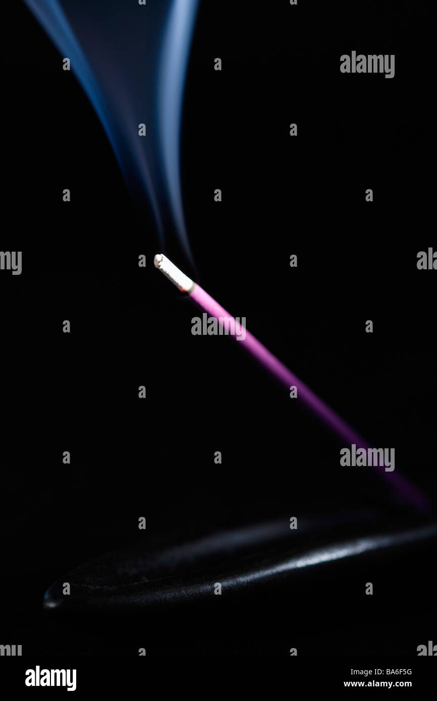 Close up burning joss stick hi-res stock photography and images - Alamy