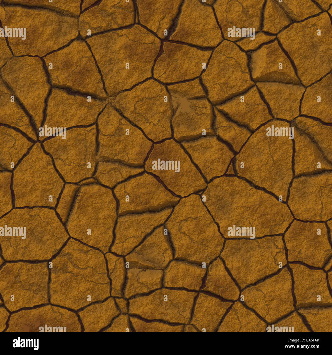 Cracked parched earth ground surface texture illustration Stock Photo ...