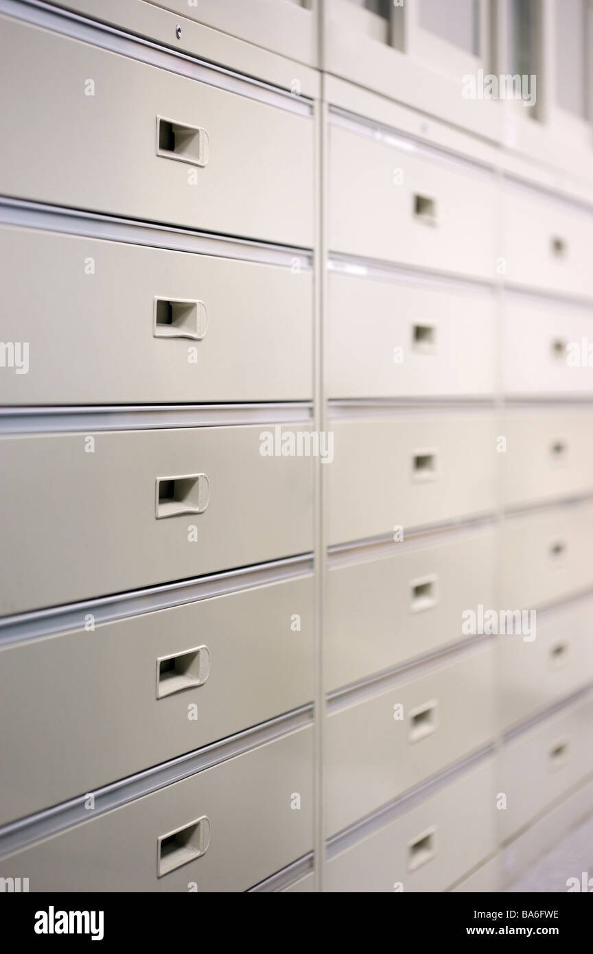 Close up of filing cabinet Stock Photo - Alamy