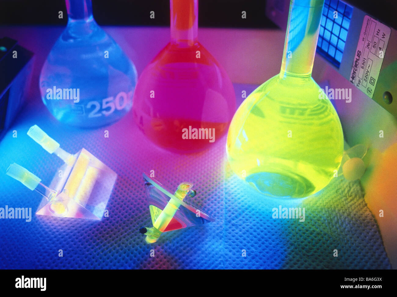 Laboratory-vessels light-effects laboratory laboratory vessels glass ...