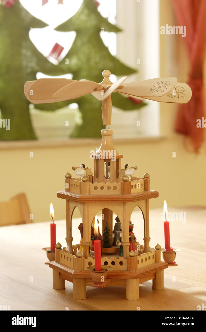 Christmas burn Christmas-pyramid candles figures Christmas time pre ...