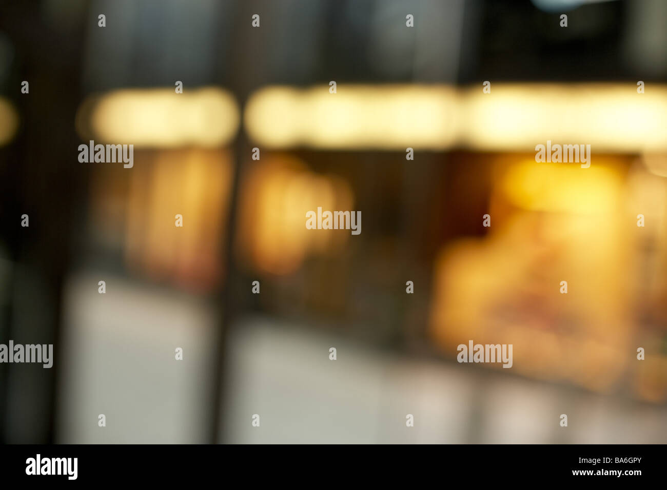 Buildings windows lights fuzziness indistinctly unclearly background ...