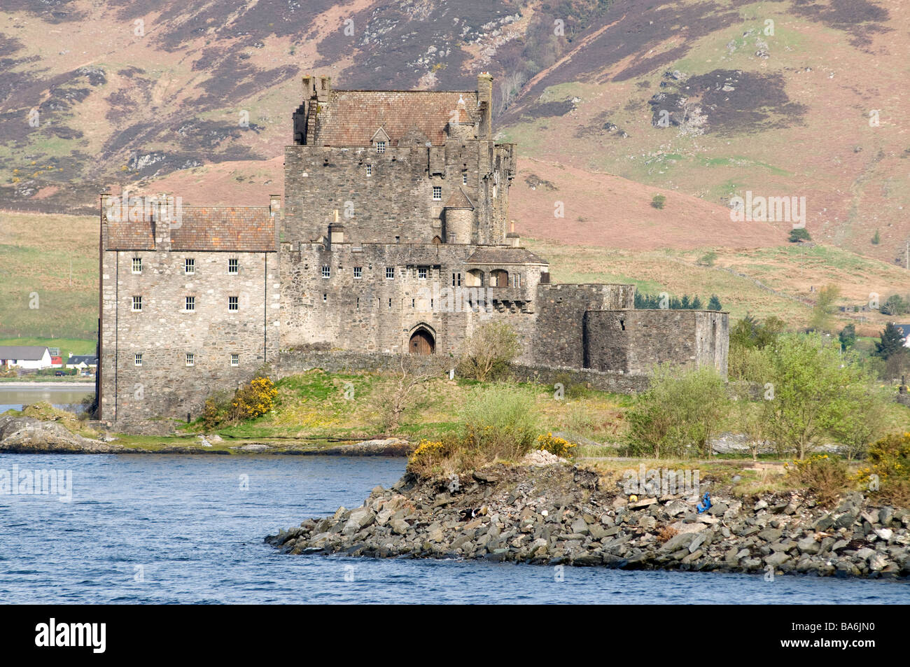 Eilean Donan the island Castle on Loch Duich at Dornie Wester Ross ...