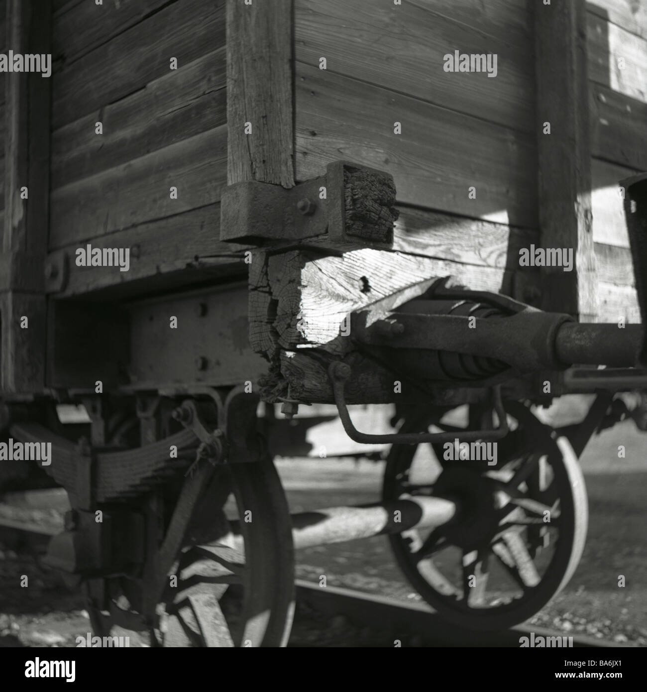 Railroad freight car wheels hi-res stock photography and images - Alamy