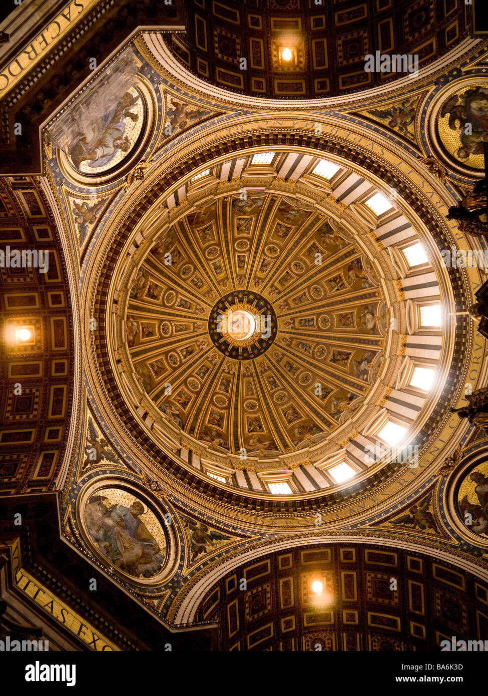 Designs in the ceiling, Vatican, Rome, Italy Stock Photo - Alamy